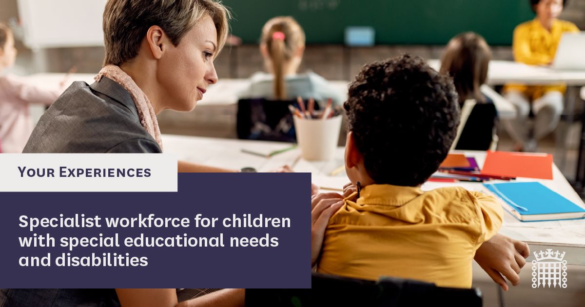 Specialist workforce for children with special educational needs and ...